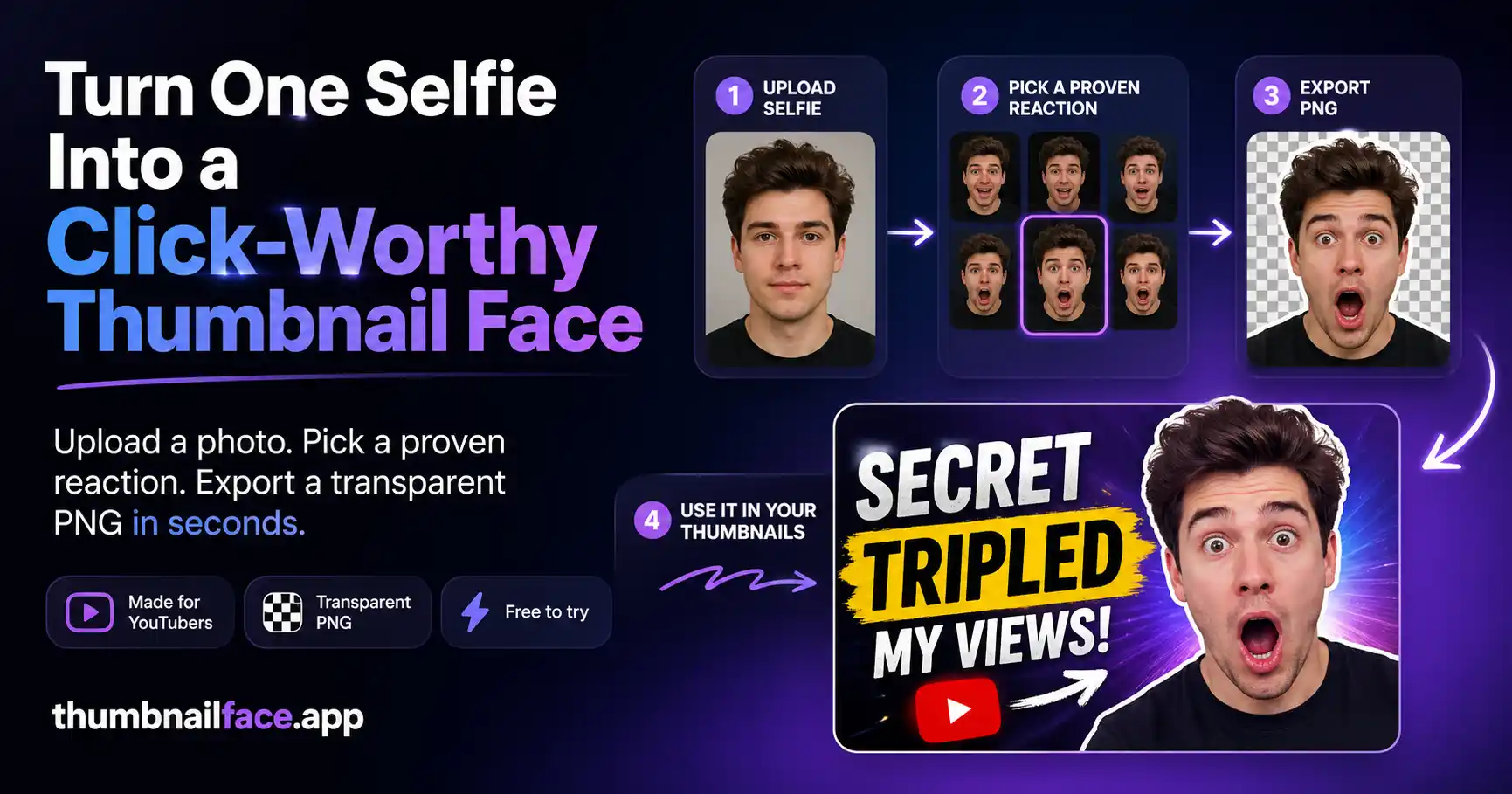 AI Thumbnail Face Swap & Expression Generator — Free to Try | Thumbnail ...